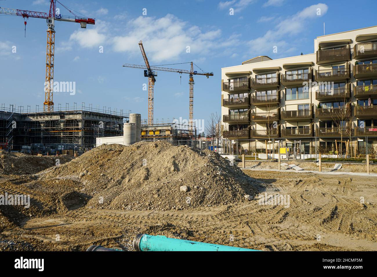Construction sand piles hi-res stock photography and images - Alamy