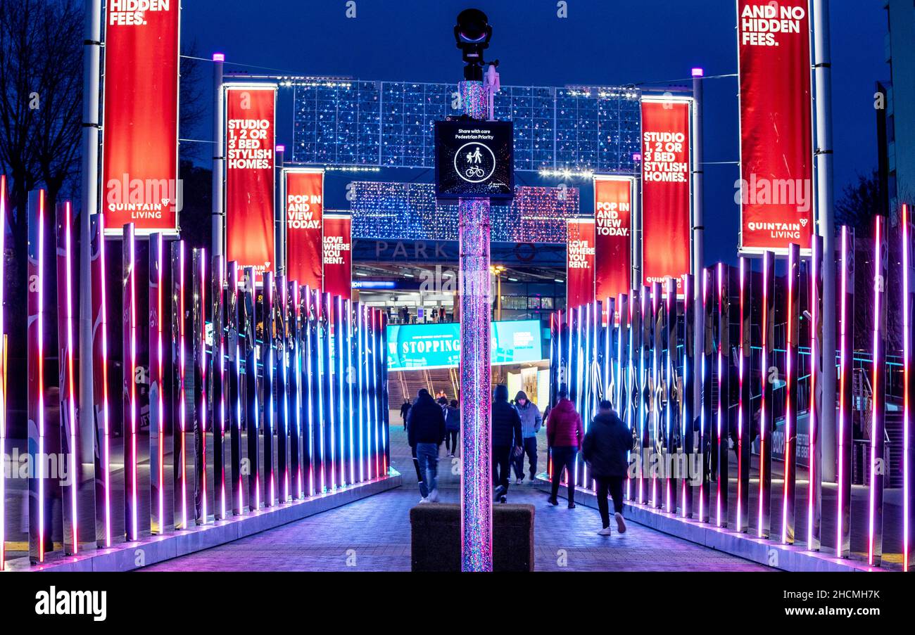 Winterfest At Wembley Park London UK Stock Photo - Alamy