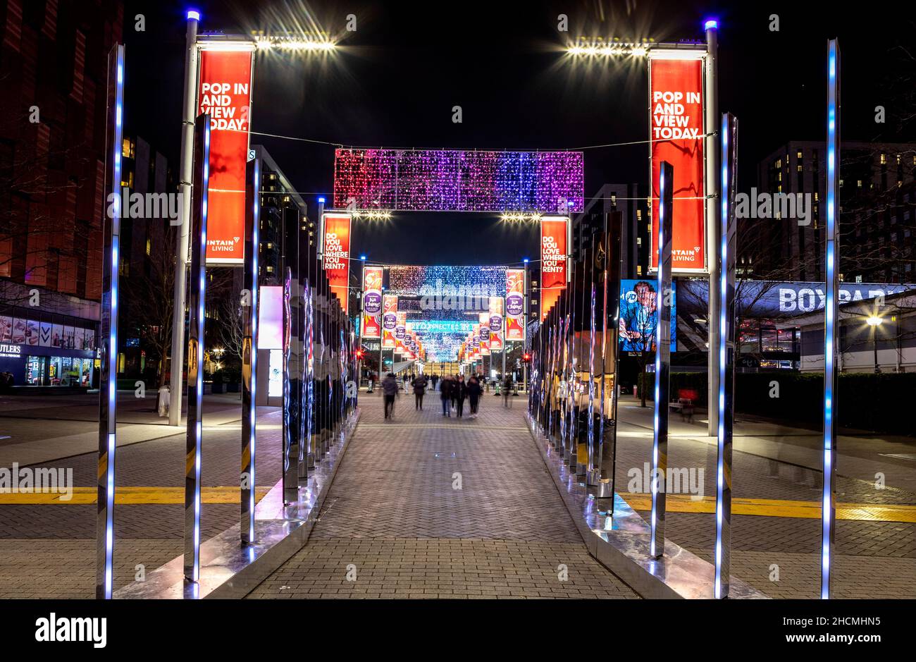 Winterfest At Wembley Park London UK Stock Photo - Alamy