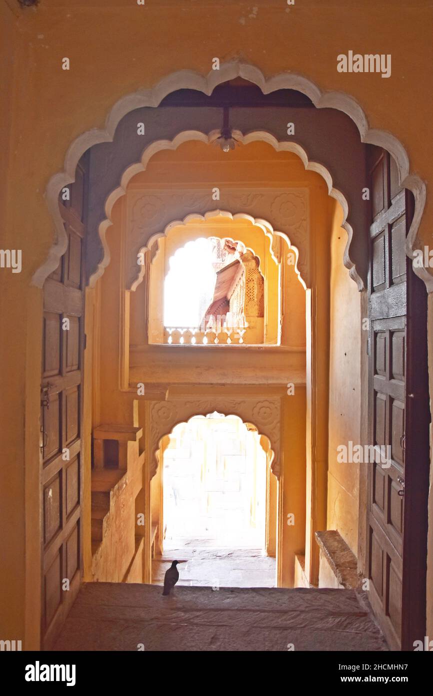 Entrance gate mehrangarh fort jodhpur hi-res stock photography and ...