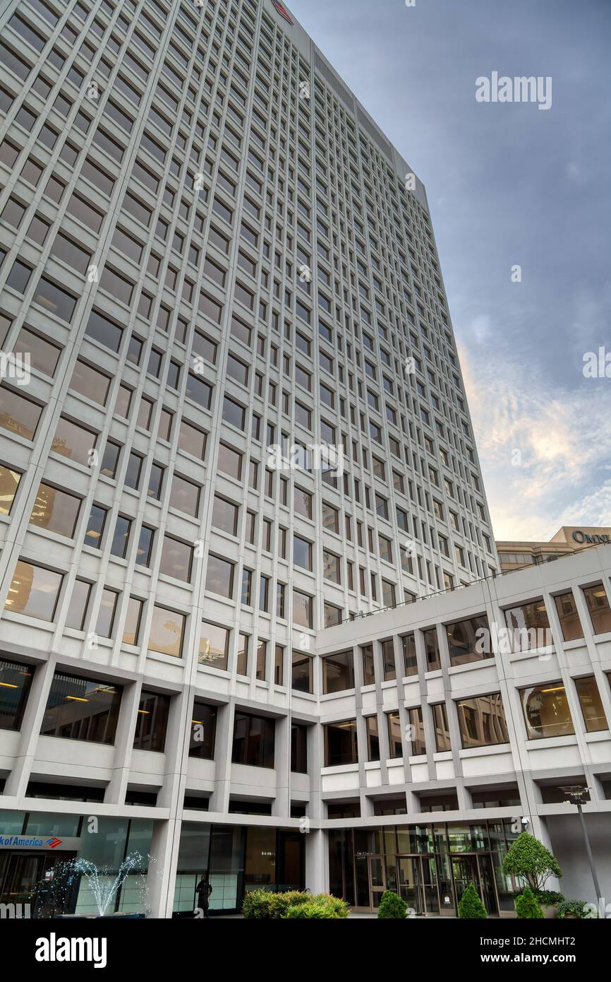 Bank of America Center was built in 1974 as the First & Merchants Bank ...