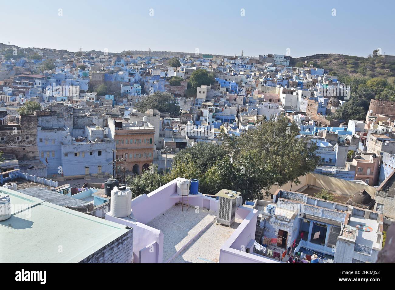 blue city view of jodhpur , rajasthan, india Stock Photo - Alamy