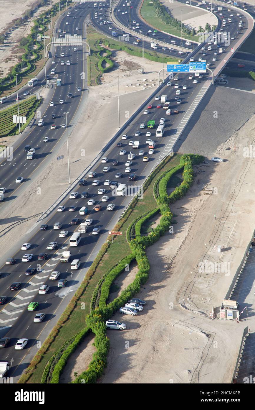 Dubai traffic jam hi-res stock photography and images - Alamy
