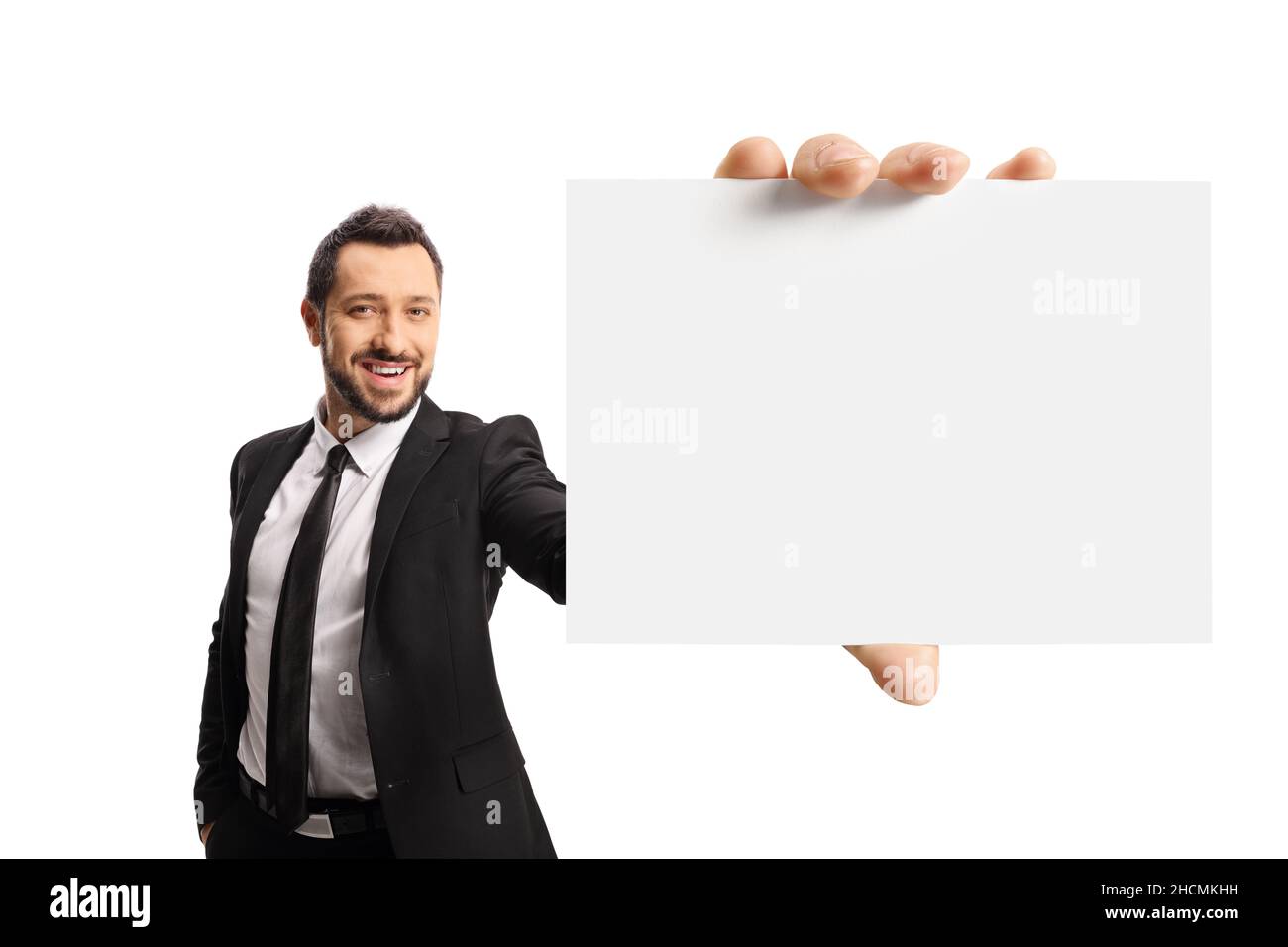 Blank id card on suit hi-res stock photography and images - Alamy