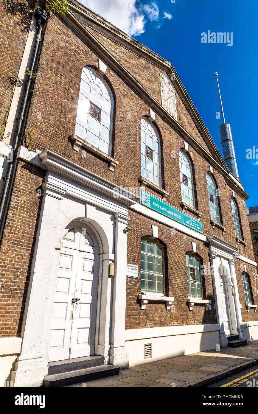 Brick Lane Jamme Masjid mosque, East London, UK Stock Photo - Alamy