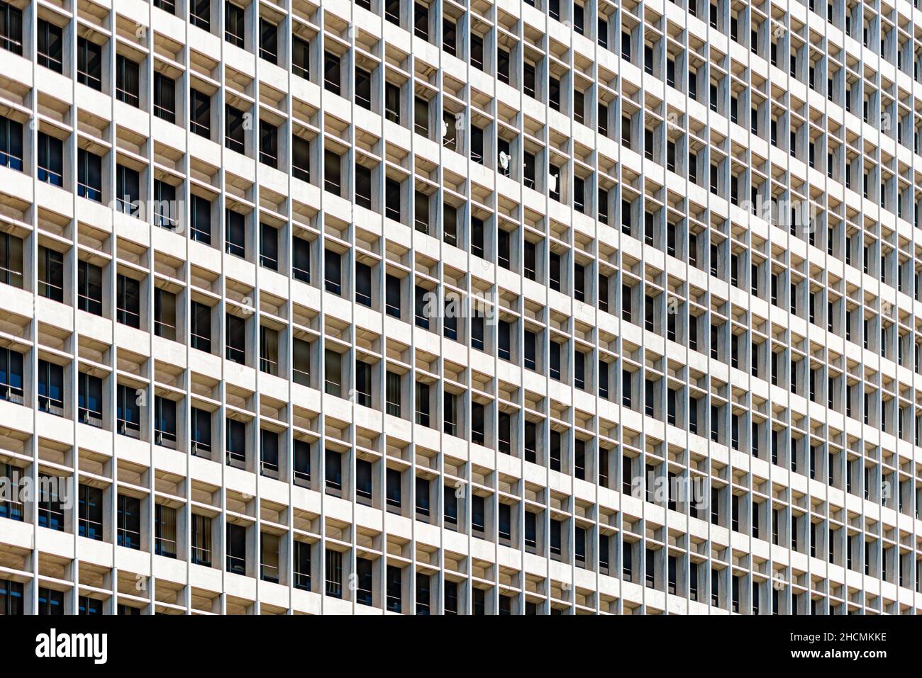 Commercial building abstract, Los Angeles downtown, California, USA ...