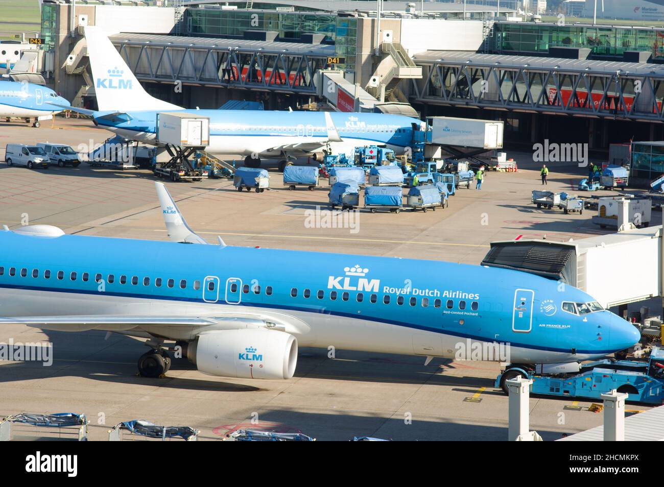 Schiphol, Netherlands - October 28, 2021: Airplane of the KLM, Royal ...