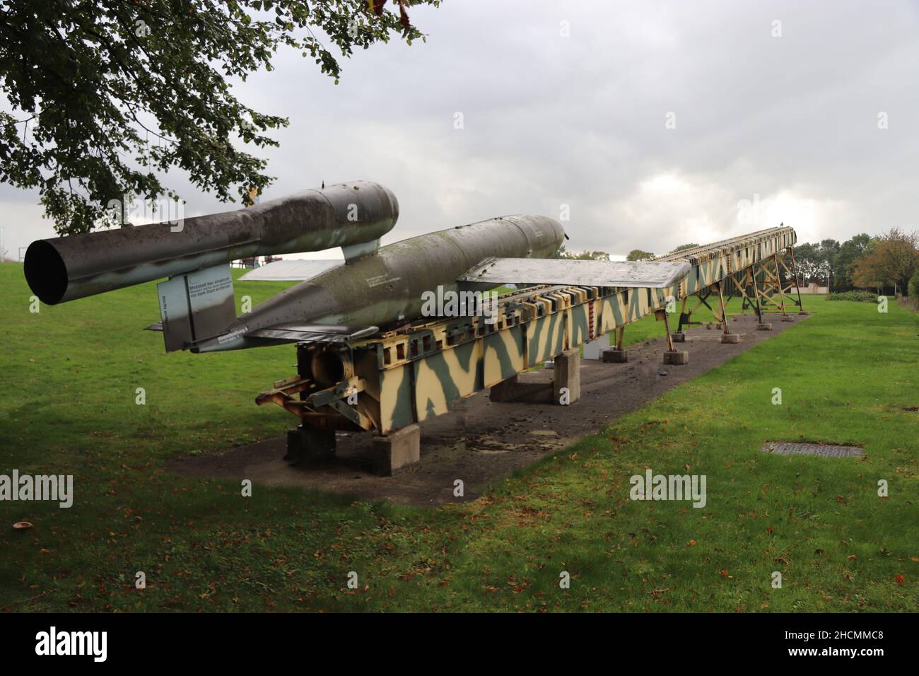 V1 "Doodlebug" On a launch Ramp Stock Photo - Alamy
