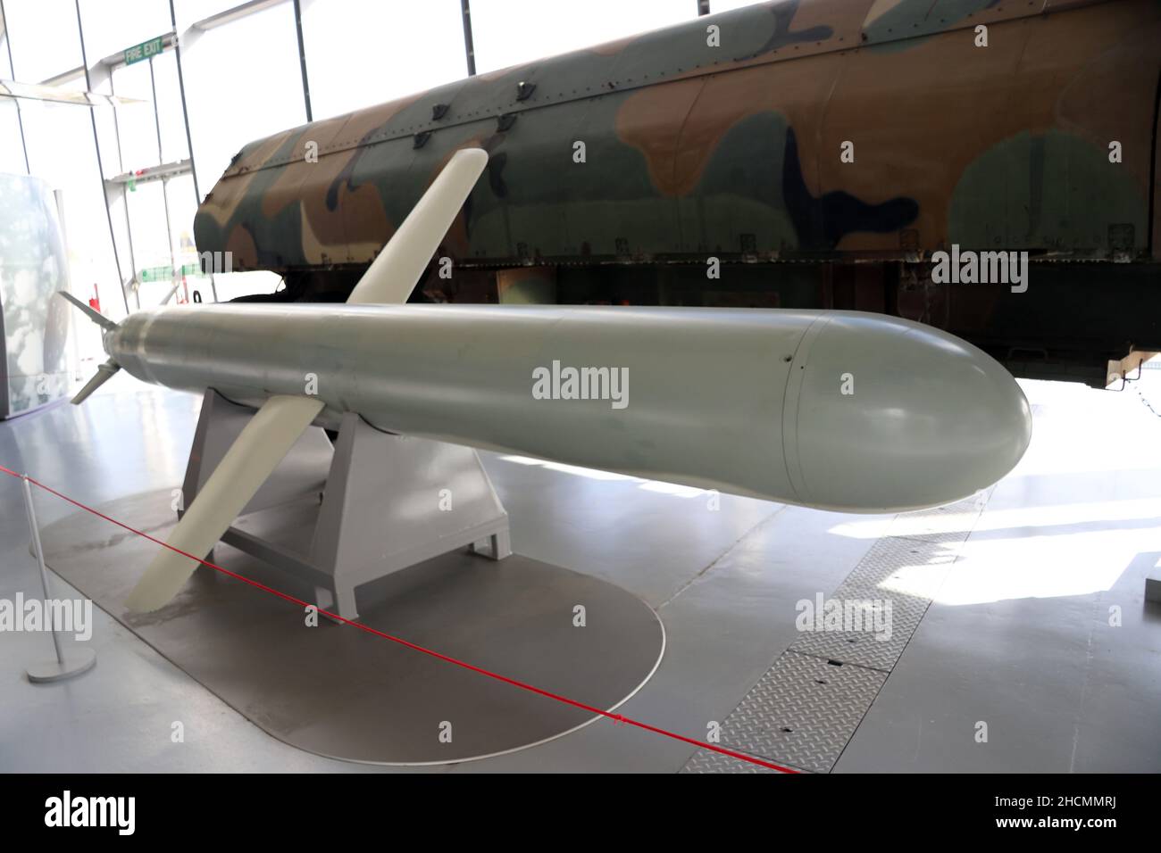 A Tomahawk Cruise Missile in Duxford Air Museum Stock Photo - Alamy