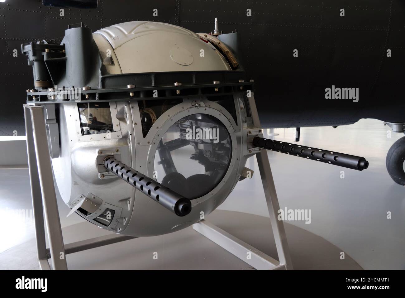 Ball turret of an B17 flying fortress Stock Photo - Alamy