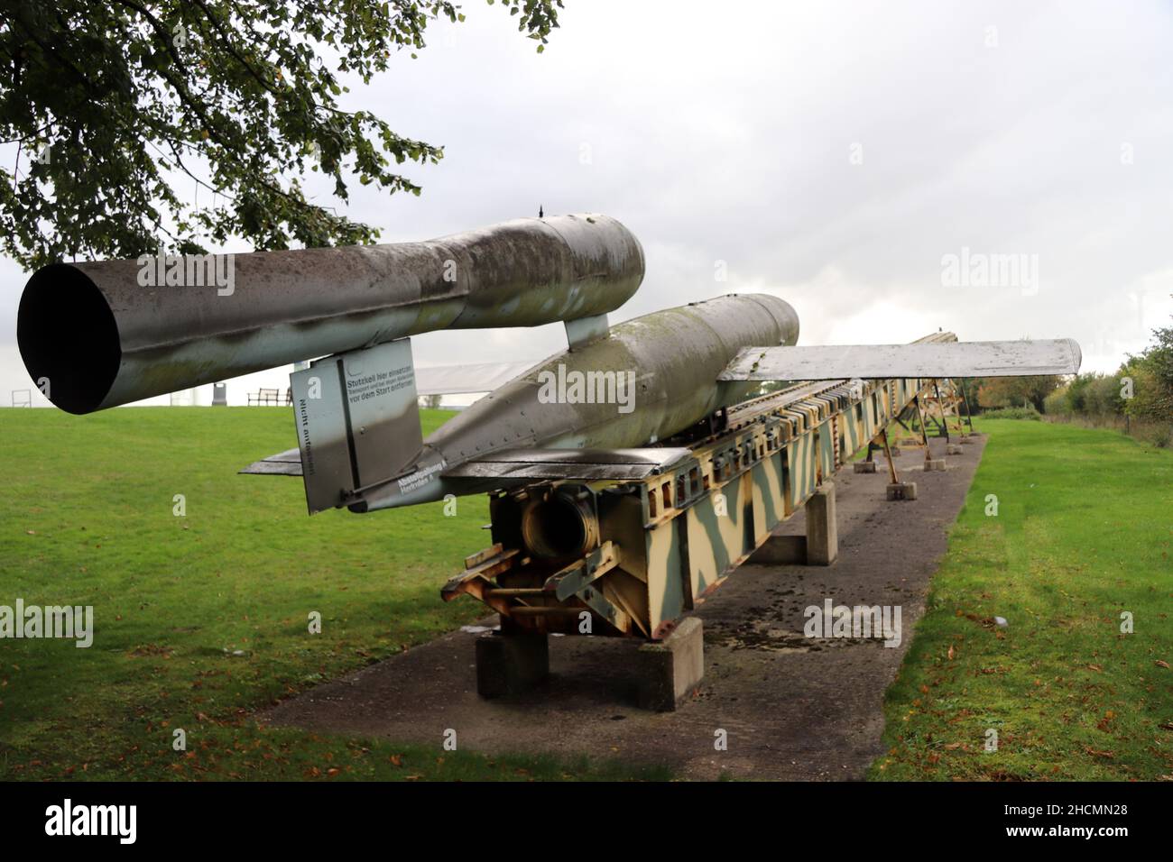V1 "Doodlebug" On a launch Ramp Stock Photo - Alamy