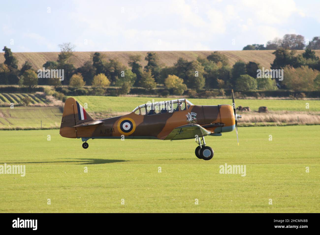 world war II Harvard Stearman aircraft Stock Photo - Alamy