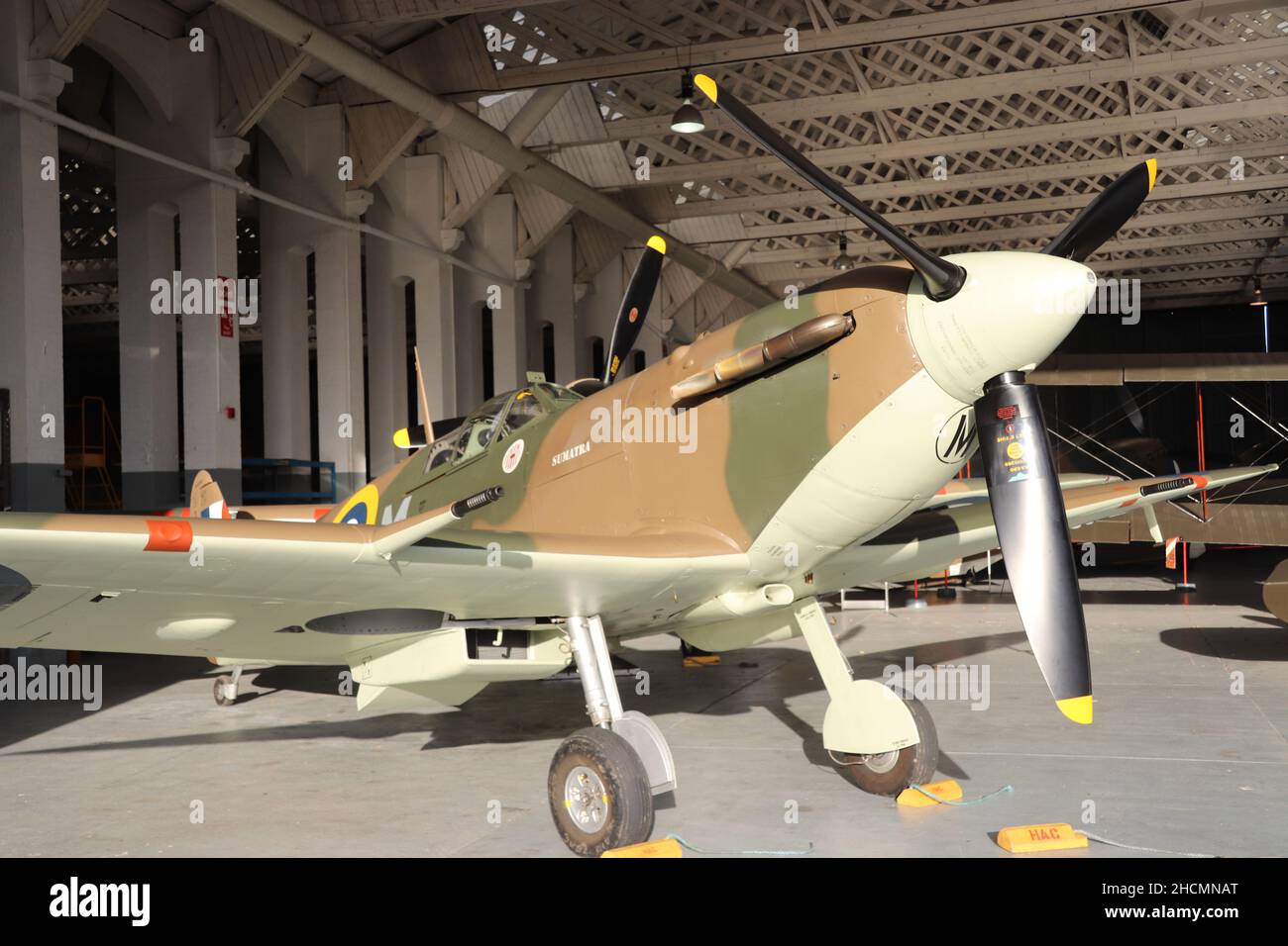 Spitfires at Duxford Stock Photo - Alamy