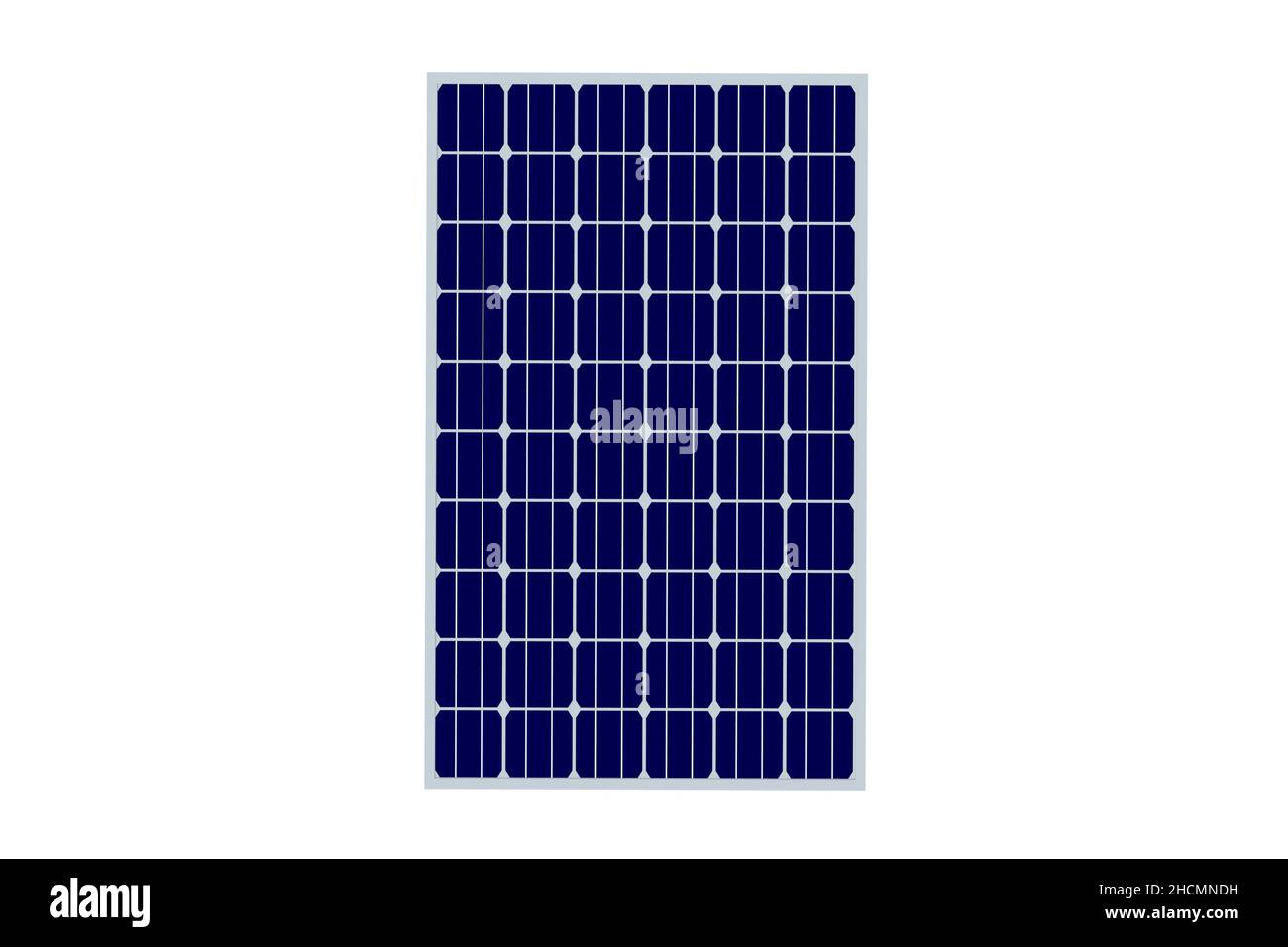 Solar panel isolated on white background. 3d render Stock Photo - Alamy