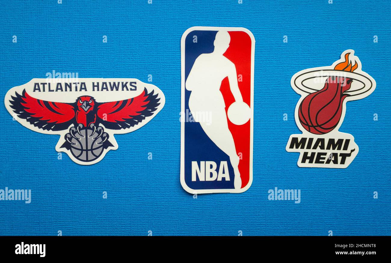 Atlanta hawks logo symbol icon hi-res stock photography and images - Alamy