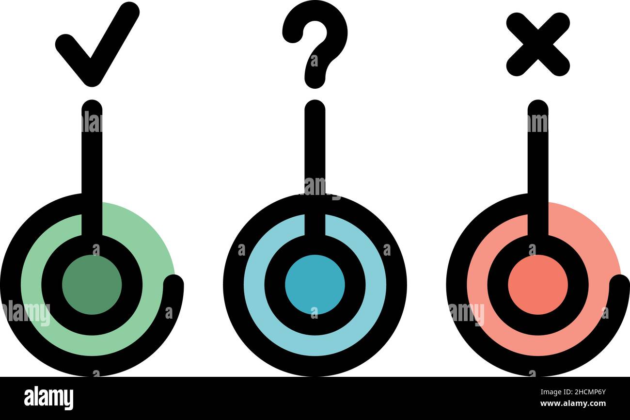 Discussion themes icon. Outline discussion themes vector icon color ...