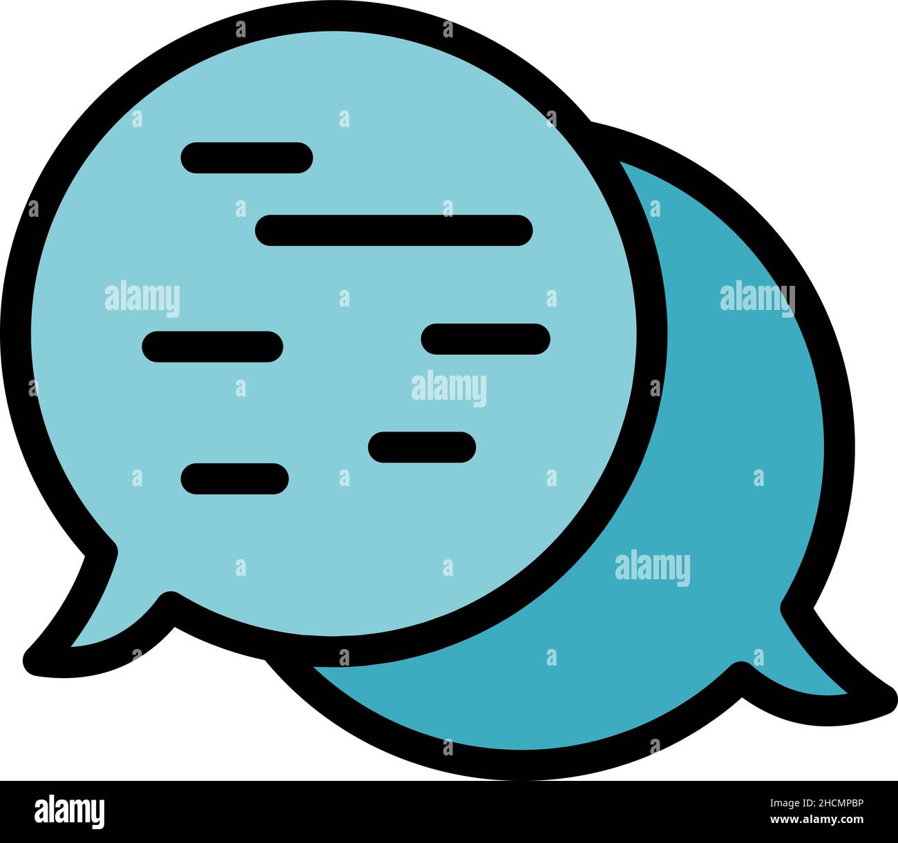 Web communication icon. Outline web communication vector icon color ...