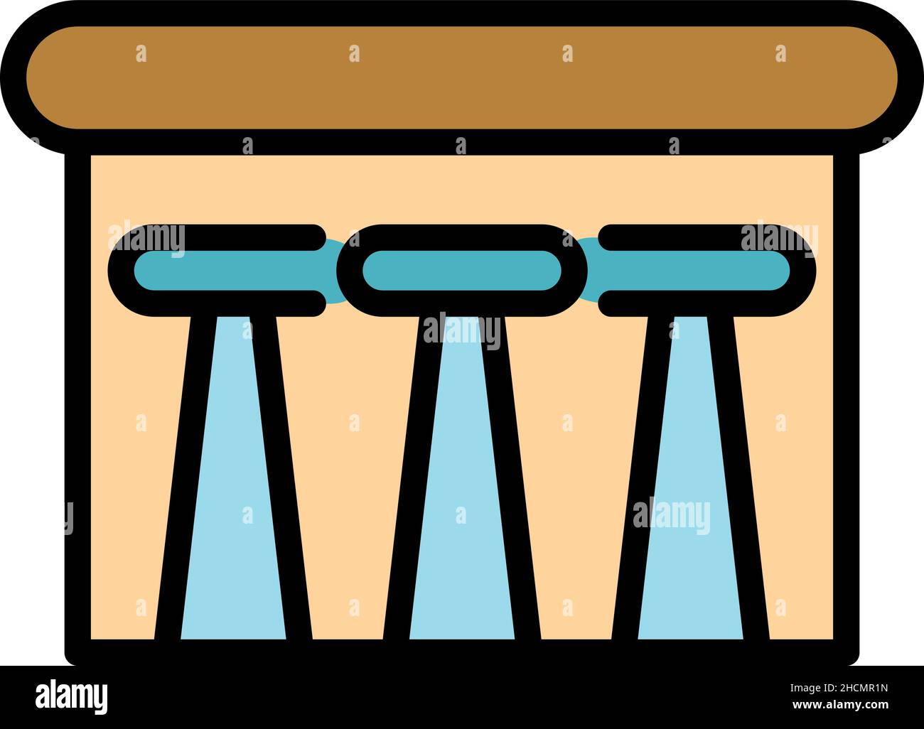 Inside pub bar isolated Cut Out Stock Images & Pictures - Alamy