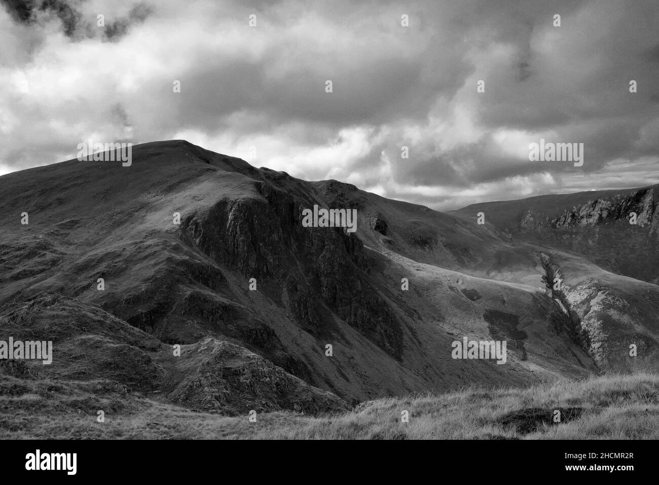 View of Dale Head fell, Lake District National Park, Cumbria, England ...