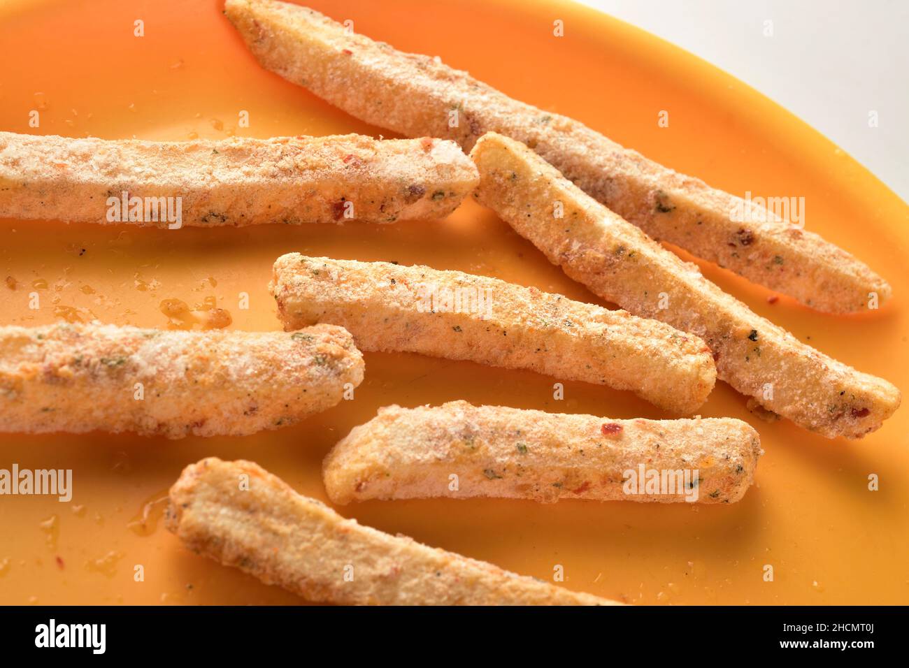 Frozen French Fries, Preserved Junk Food Stock Photo - Alamy