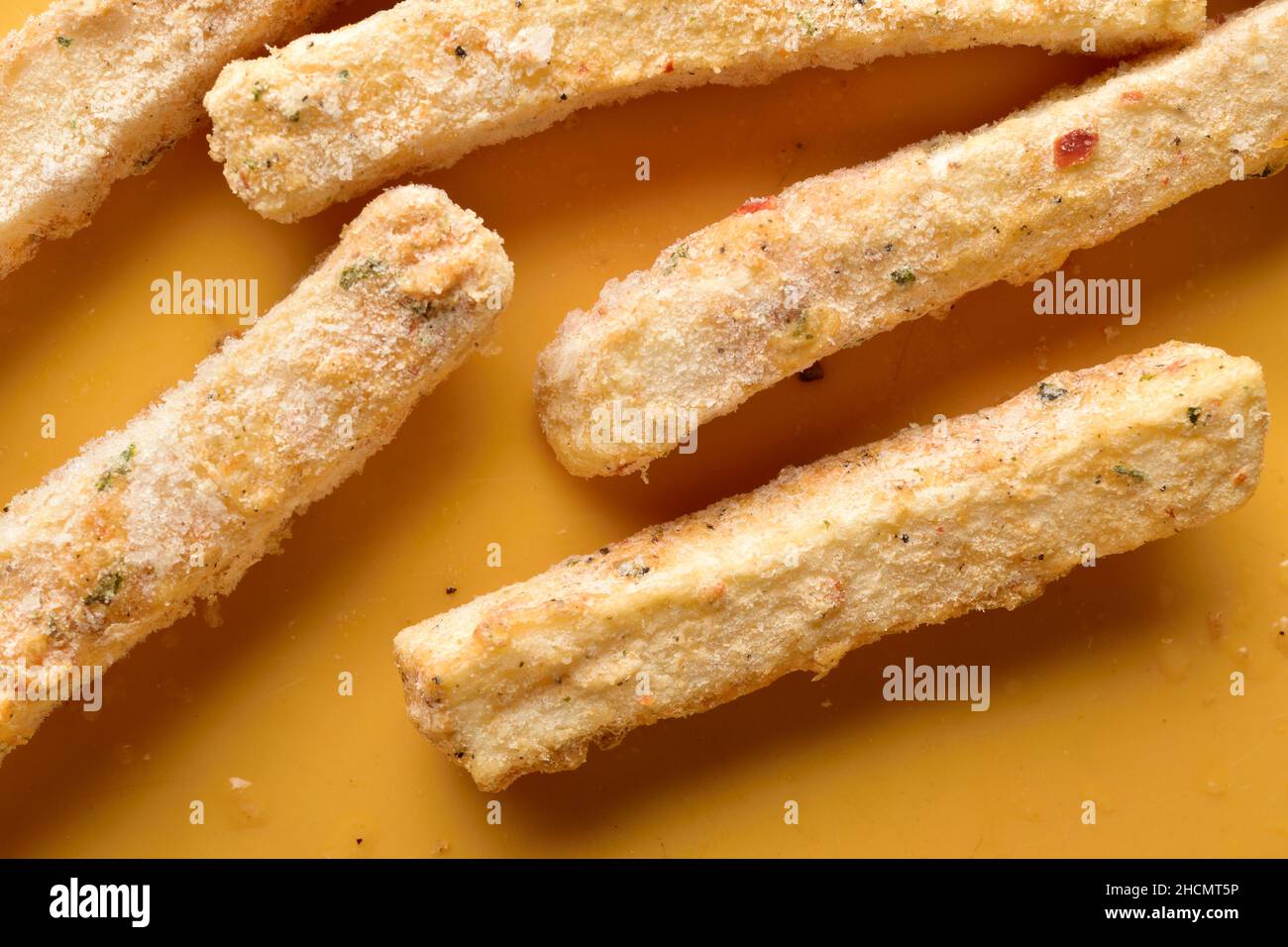 Raw French Fries in Plate Stock Photo - Alamy