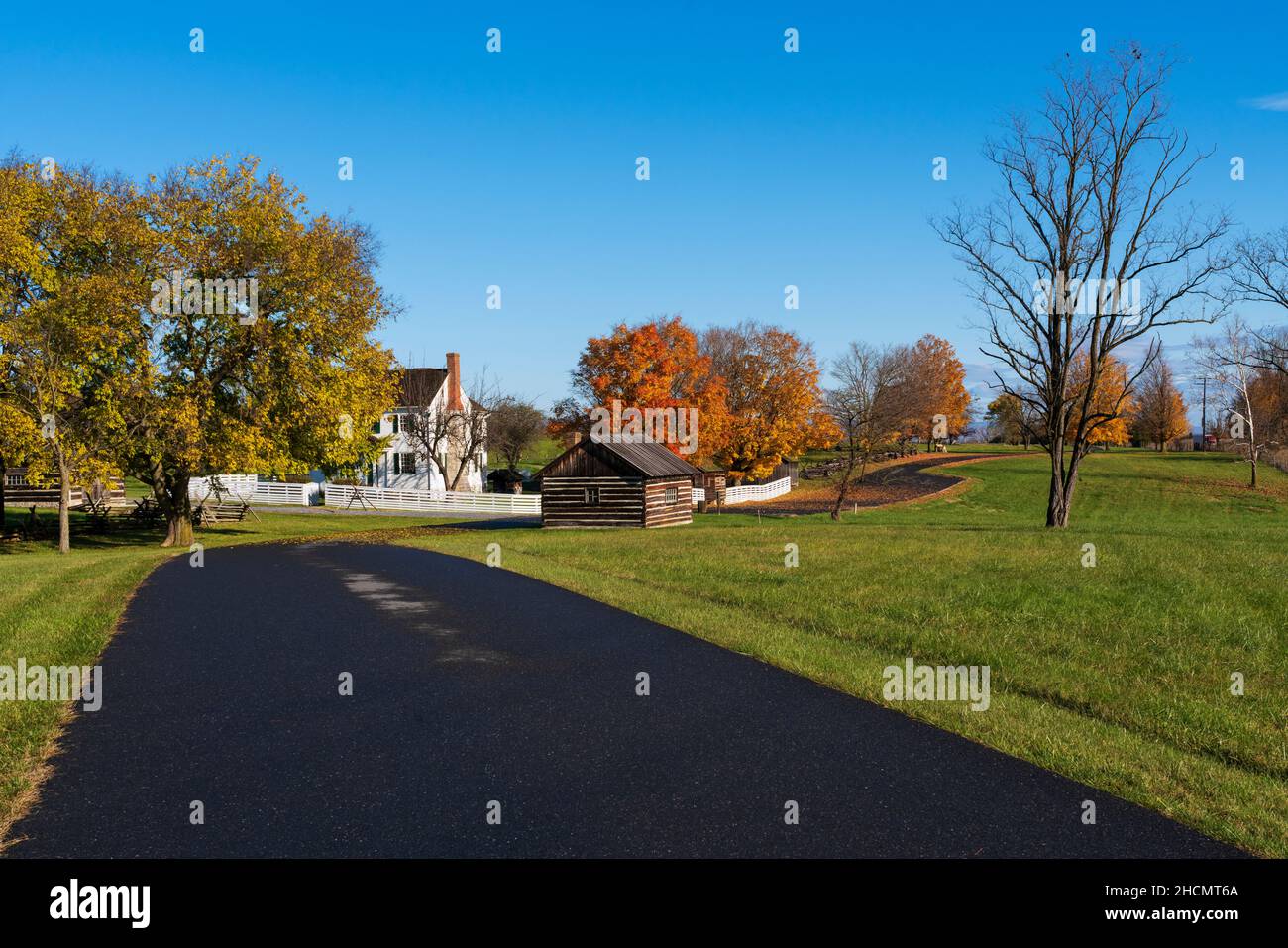 Jacob Bushong Farm at New Market Battlefield State Historic Park Stock ...