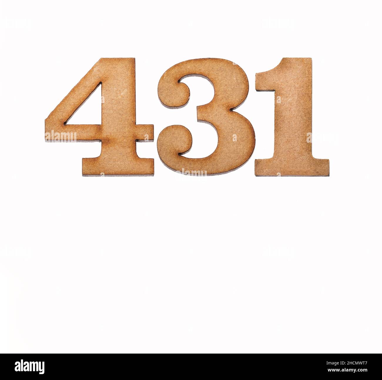 Number 431 Cut Out Stock Images & Pictures - Alamy