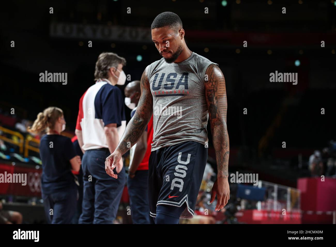 JULY 25th, 2021 - SAITAMA, JAPAN: Damian LILLARD of the USA in action ...