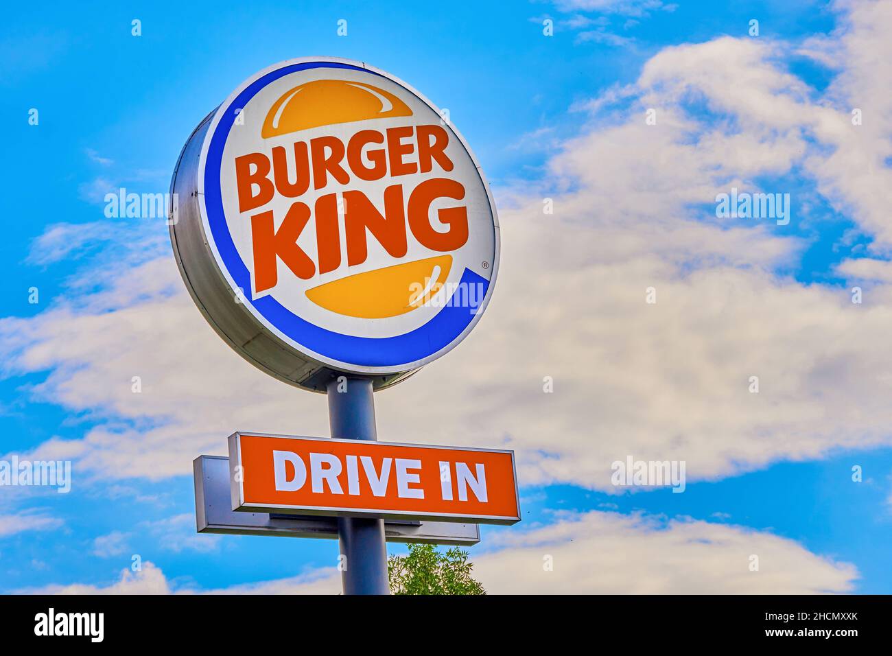Burger king service counter hi-res stock photography and images - Alamy