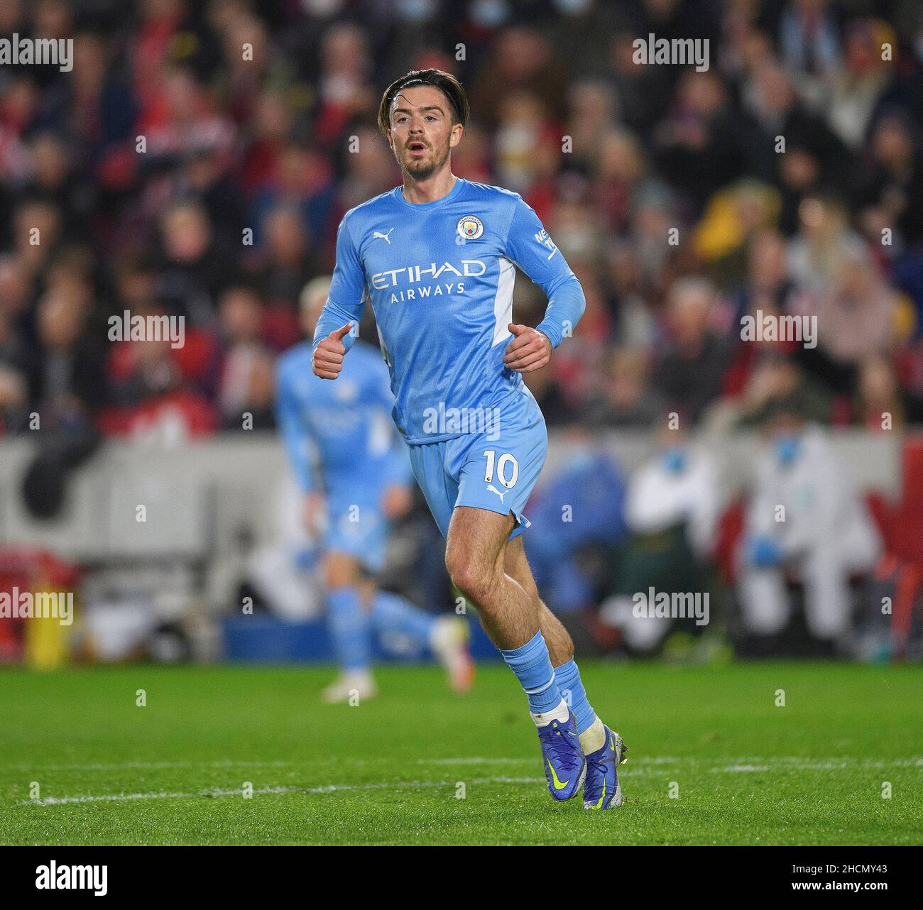 Jack Grealish during the Premier League match at the Brentford ...