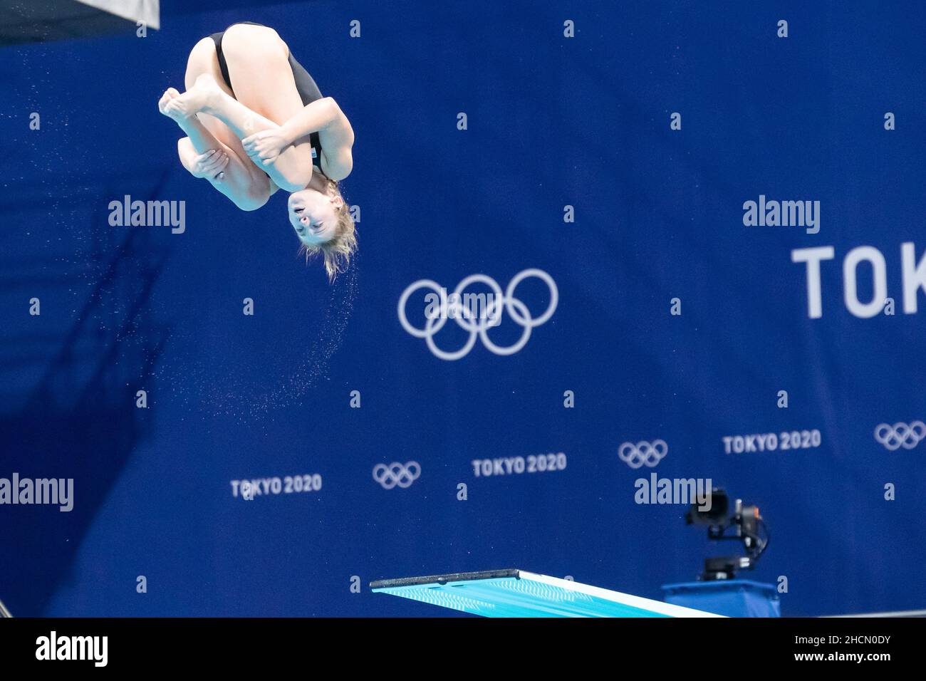 Tokyo, Japan. 31st July, 2021. Hailey Hernandez of United States dives ...