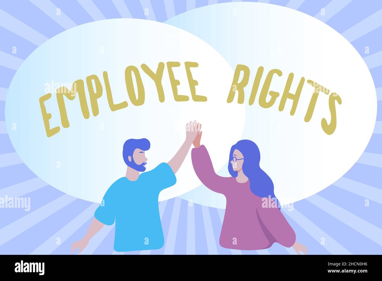 Writing displaying text Employee Rights. Business concept All employees ...