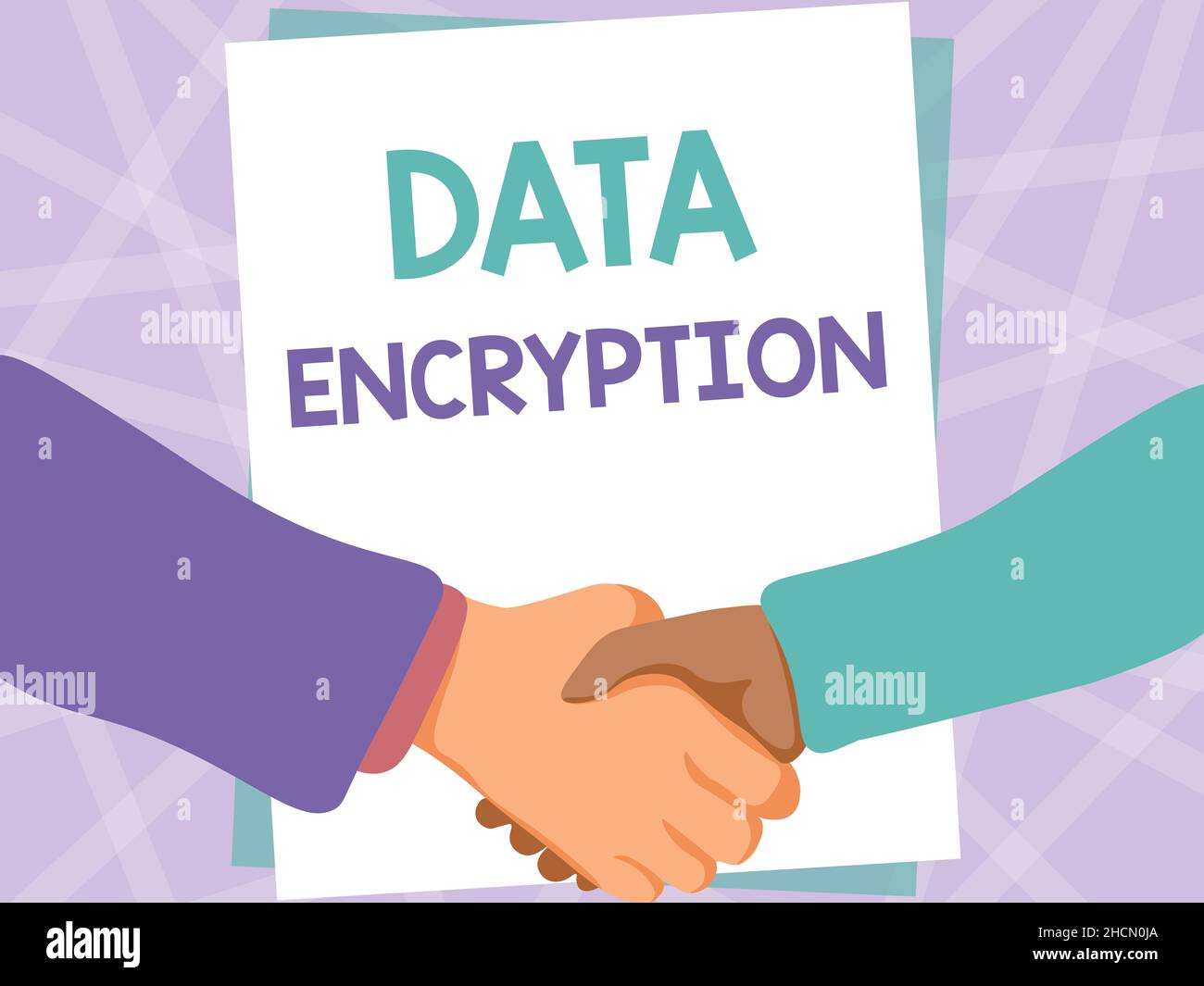 Conceptual caption Data Encryption. Business concept Symmetrickey algorithm for the encrypting ...
