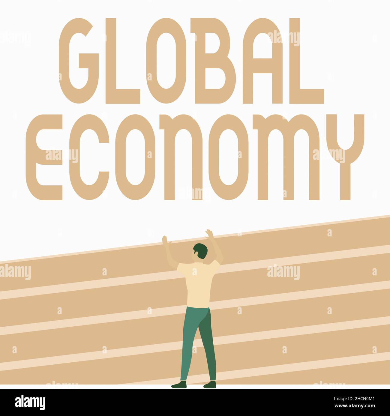 Writing displaying text Global Economy. Business concept System of ...