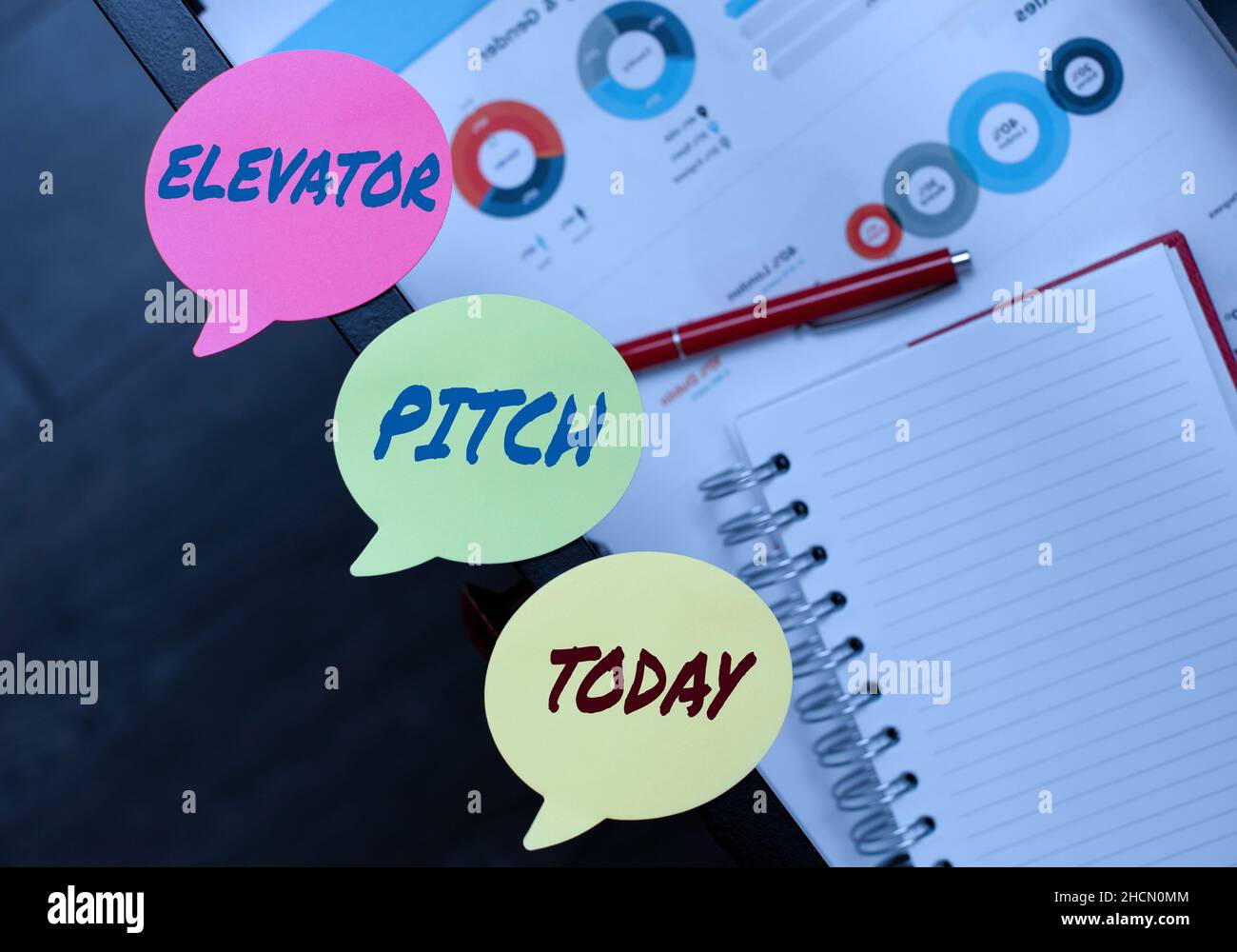 Writing displaying text Elevator Pitch. Concept meaning A persuasive ...