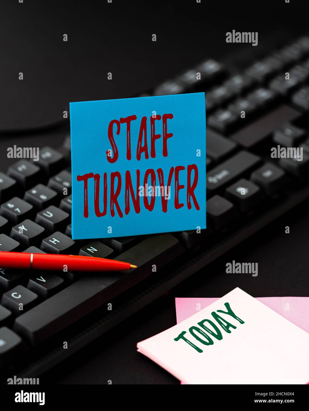 Text caption presenting Staff Turnover. Business approach The ... Text caption presenting Staff Turnover. Business approach The ...