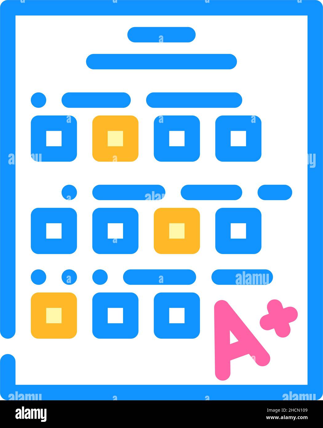 test school color icon vector illustration Stock Vector Image & Art - Alamy