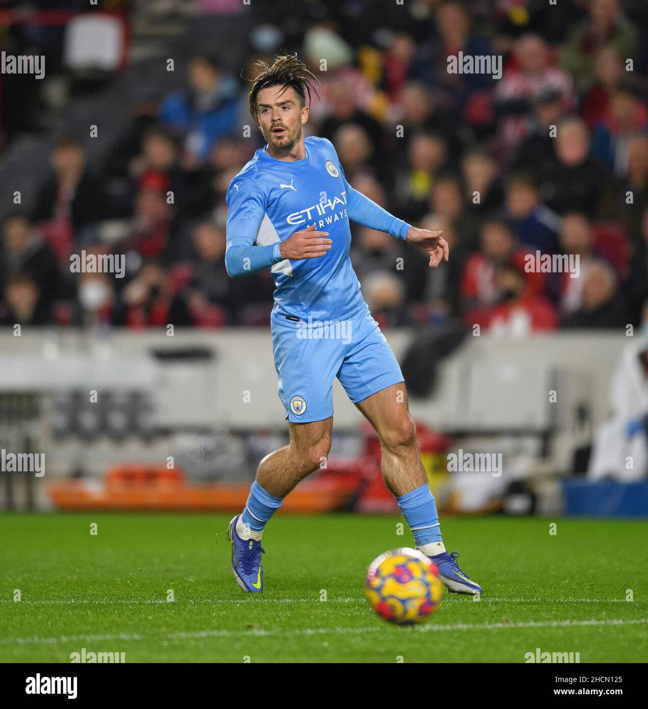 Jack Grealish during the Premier League match at the Brentford ...