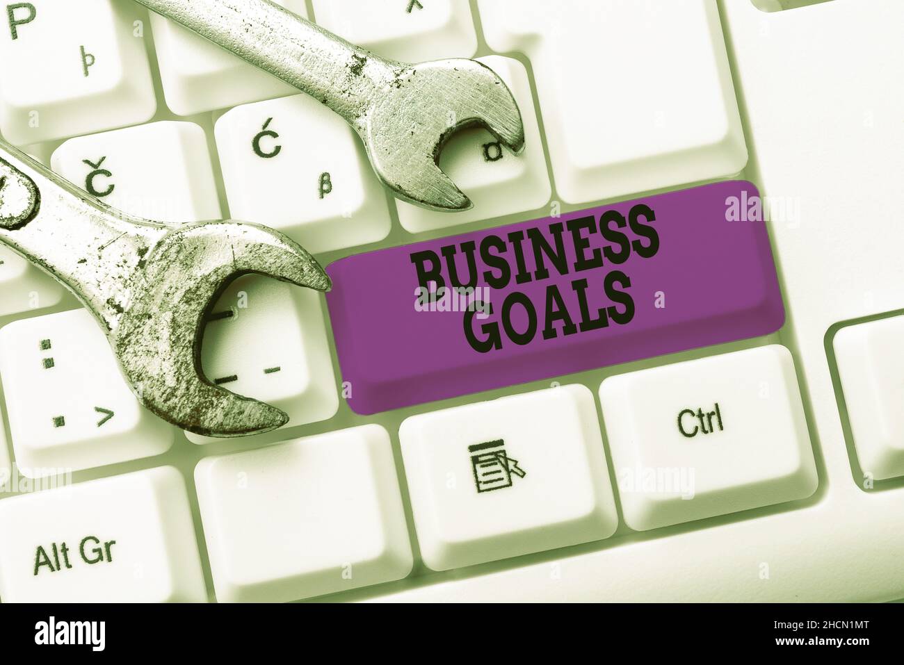 Inspiration showing sign Business Goals. Business idea Expectation to ...