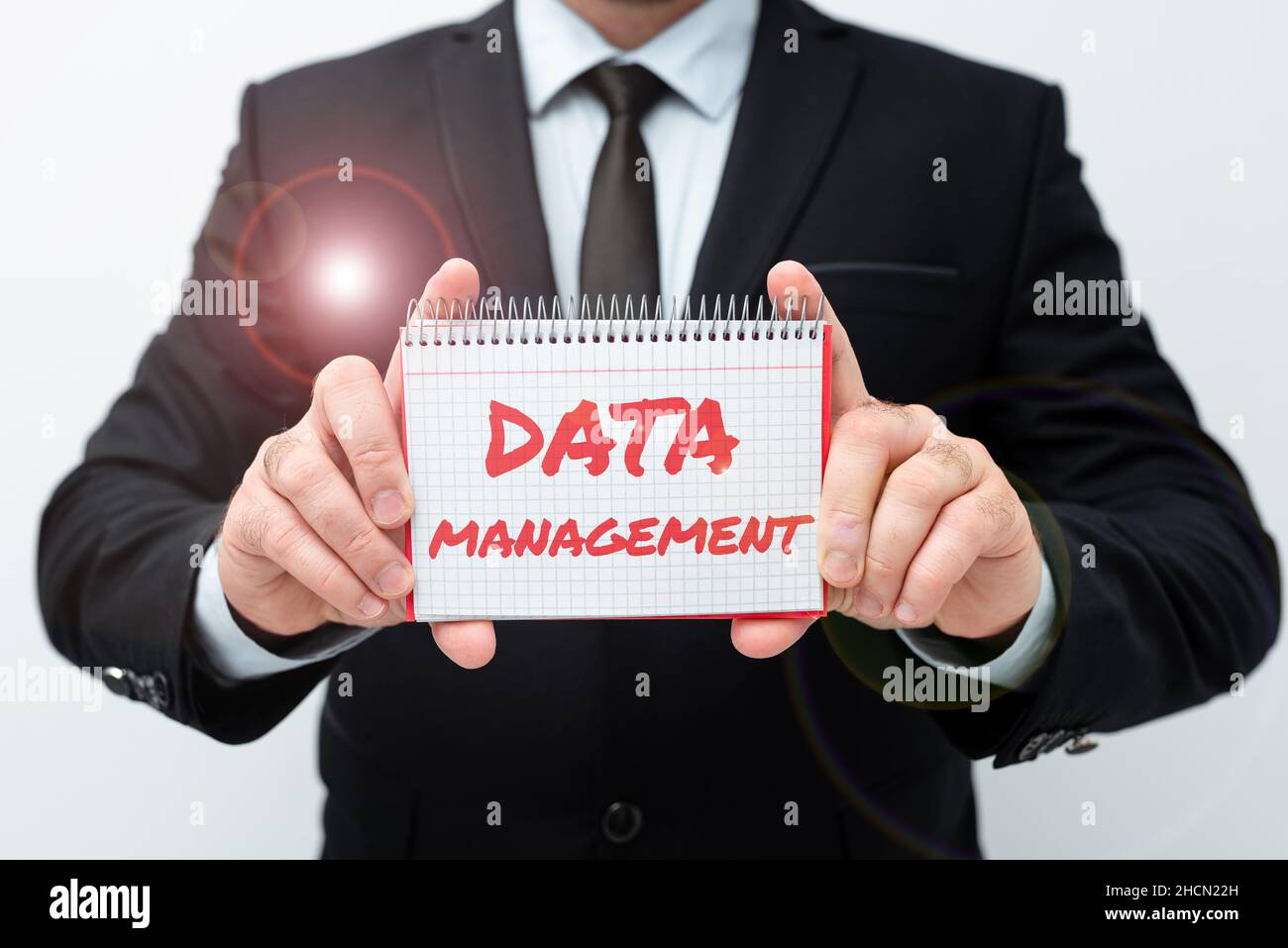 Text sign showing Data Management. Word for The practice of organizing and maintaining data ...