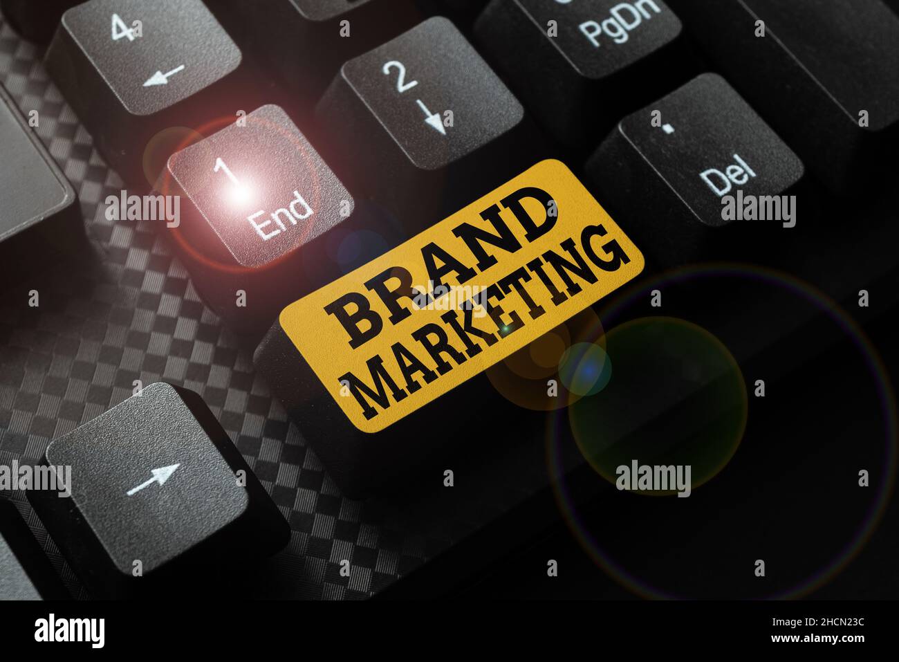 Handwriting text Brand Marketing. Business concept the practice of ...