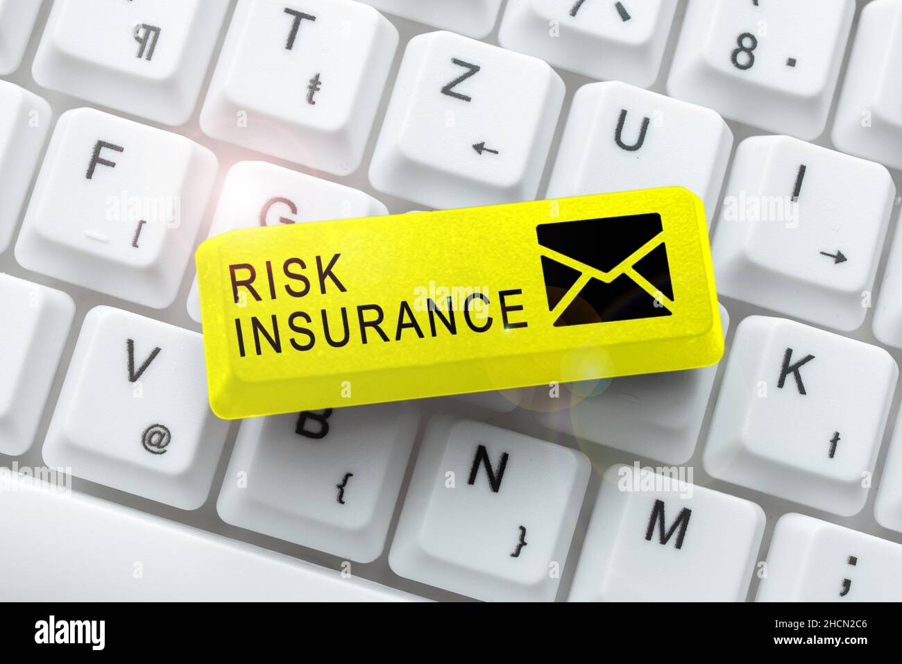 Hand writing sign Risk Insurance. Business approach The possibility of ...