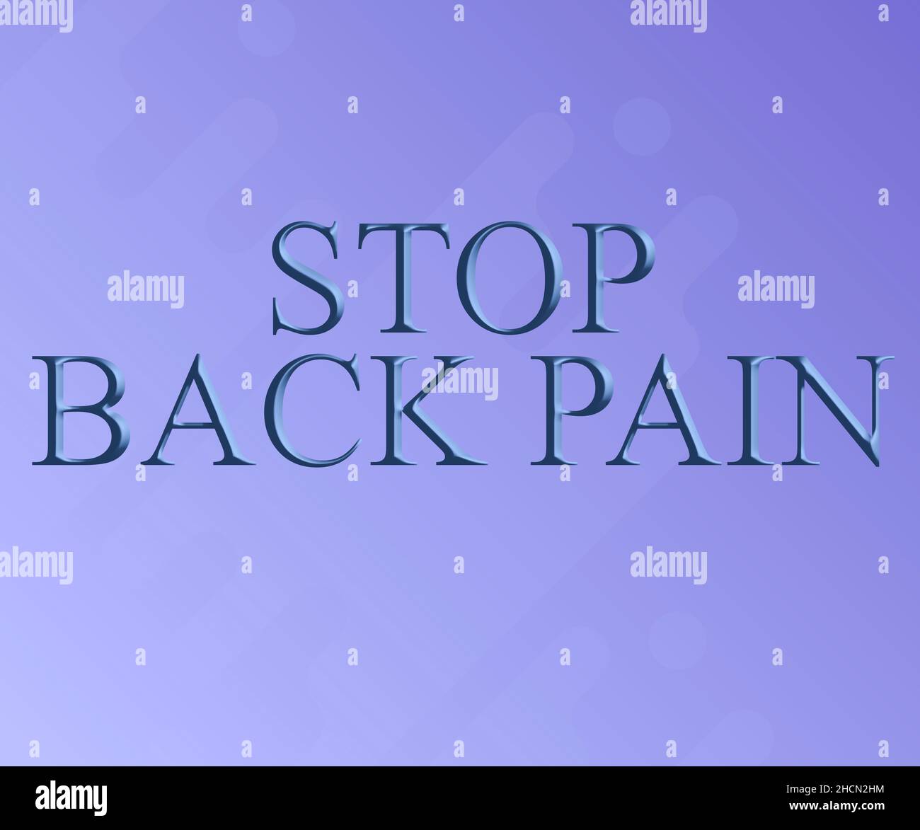 Handwriting text Stop Back Pain. Word Written on put an end on the pain ...