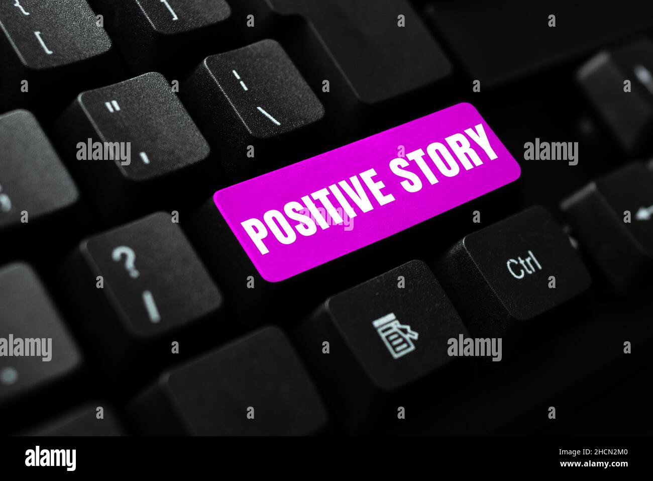 Text sign showing Positive Story. Word Written on Meaningful and ...