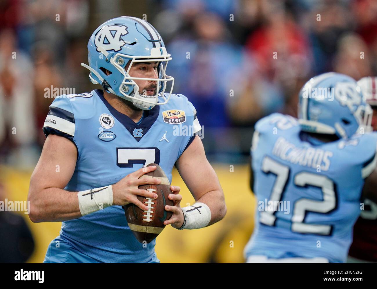 December 30, 2021: North Carolina Tar Heels quarterback Sam Howell (7 ...