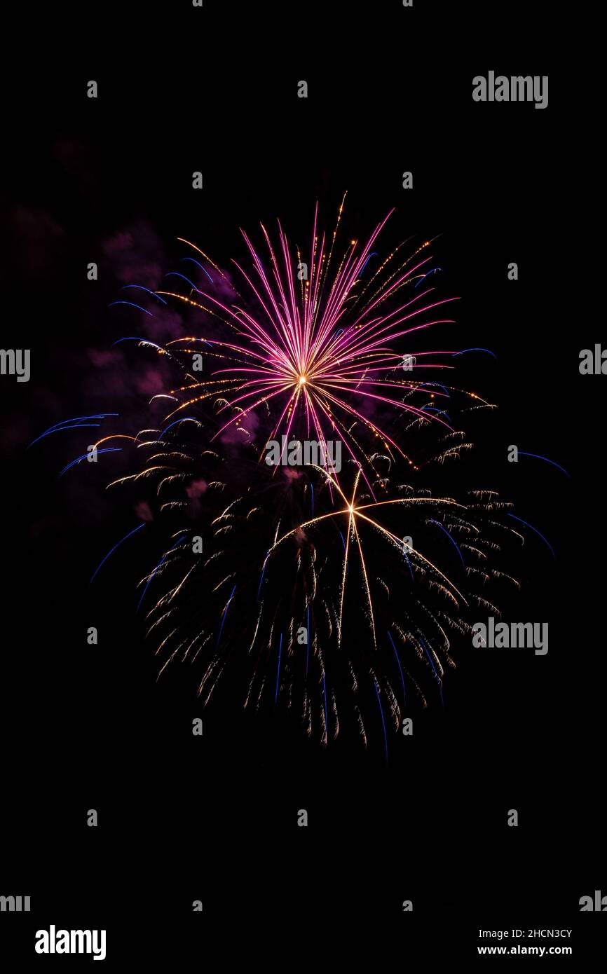 Aerial fireworks hi-res stock photography and images - Alamy