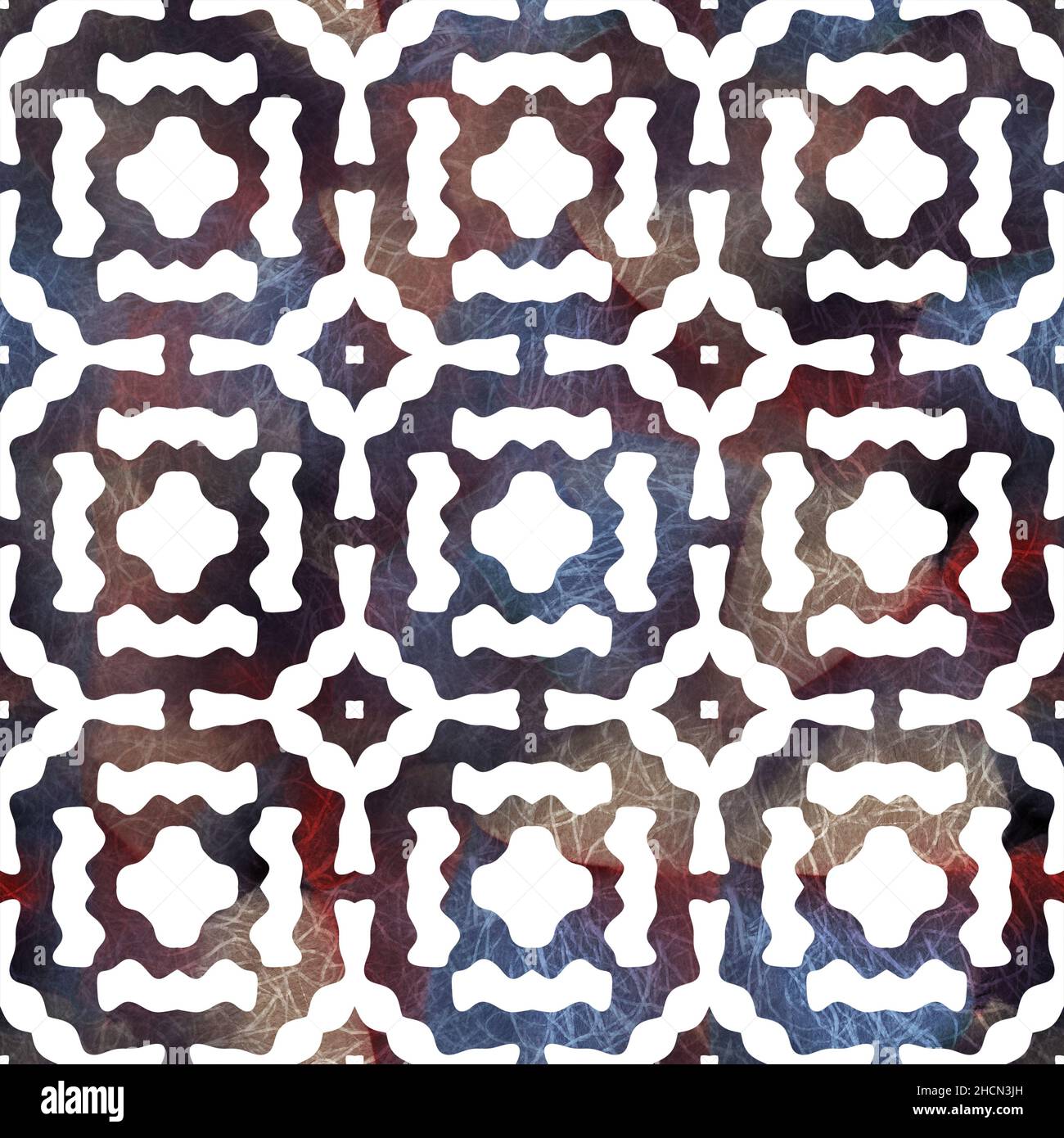 Seamless white on color interior wall tile style surface pattern design ...