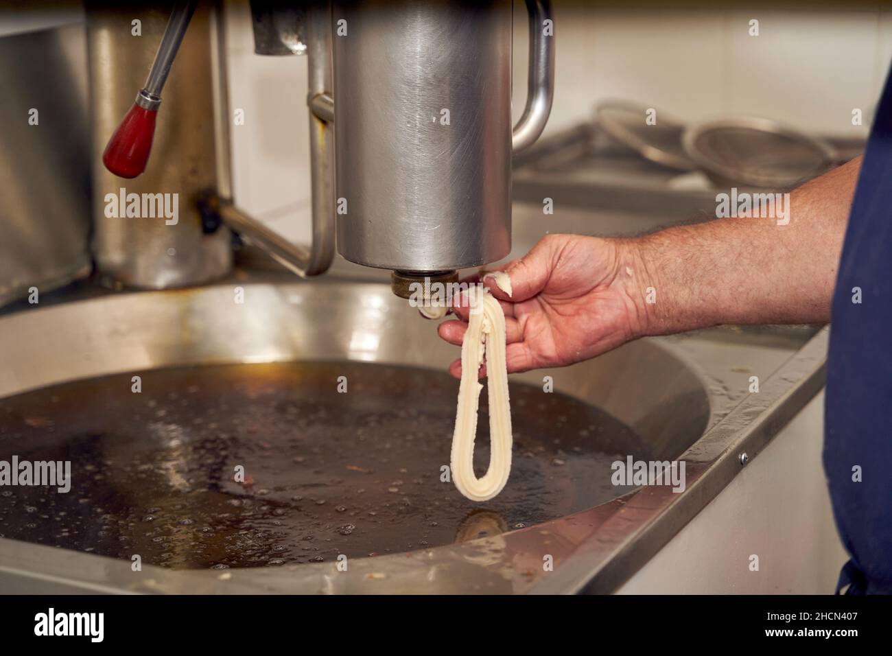 Male fry fried dough hi-res stock photography and images - Alamy
