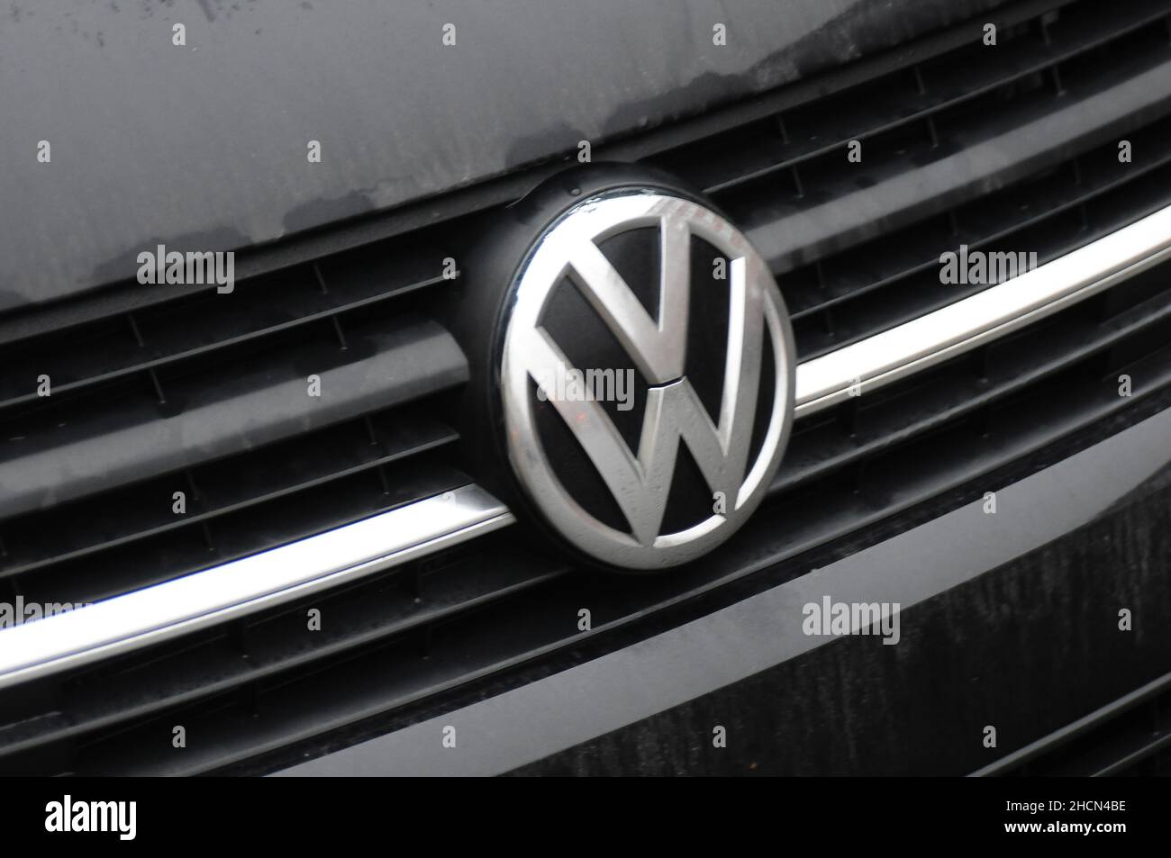 Copenhagen/Denmark./30 December 2021/ Volks wagen VW auto park in ...
