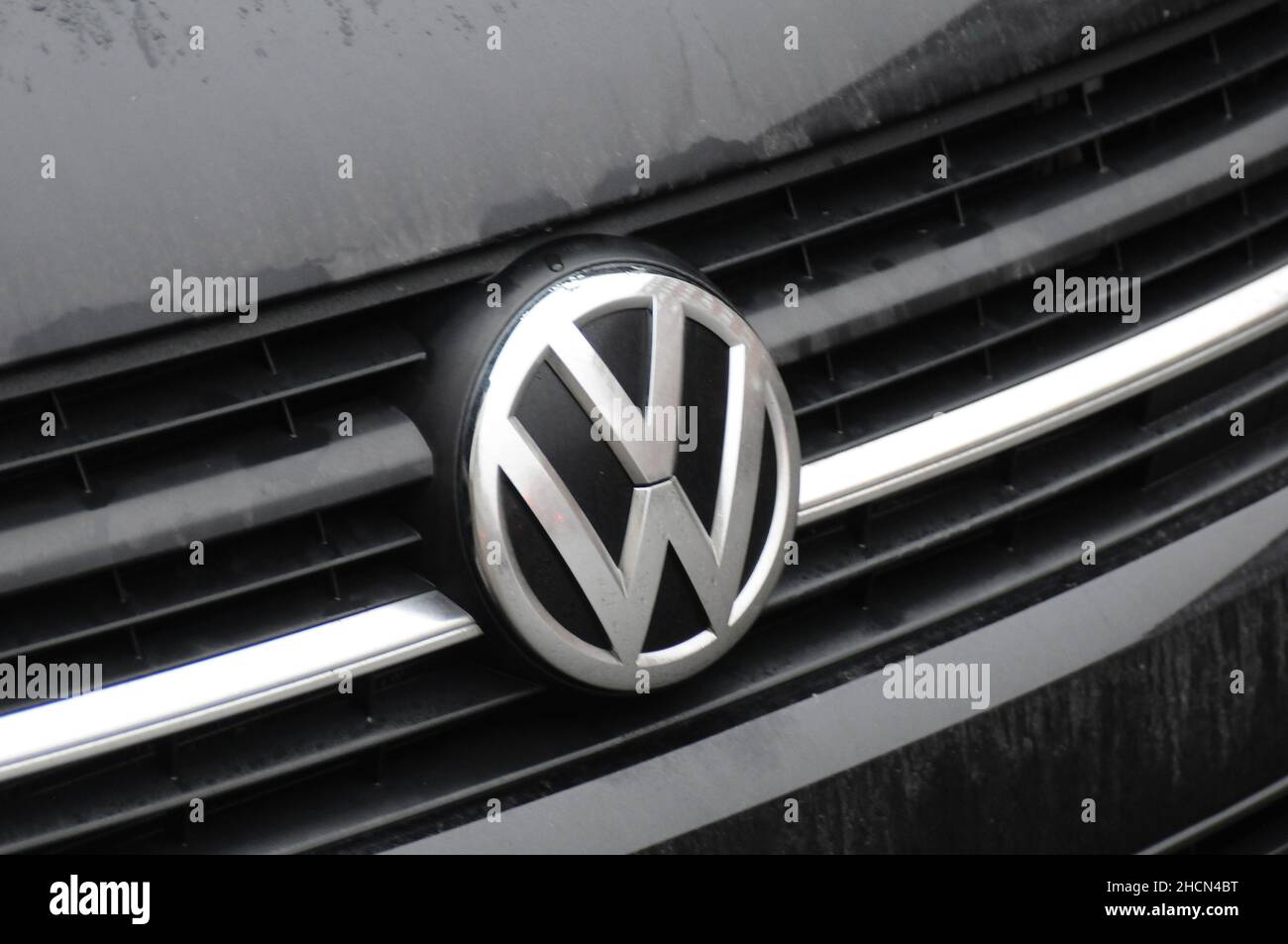 Copenhagen/Denmark./30 December 2021/ Volks wagen VW auto park in ...